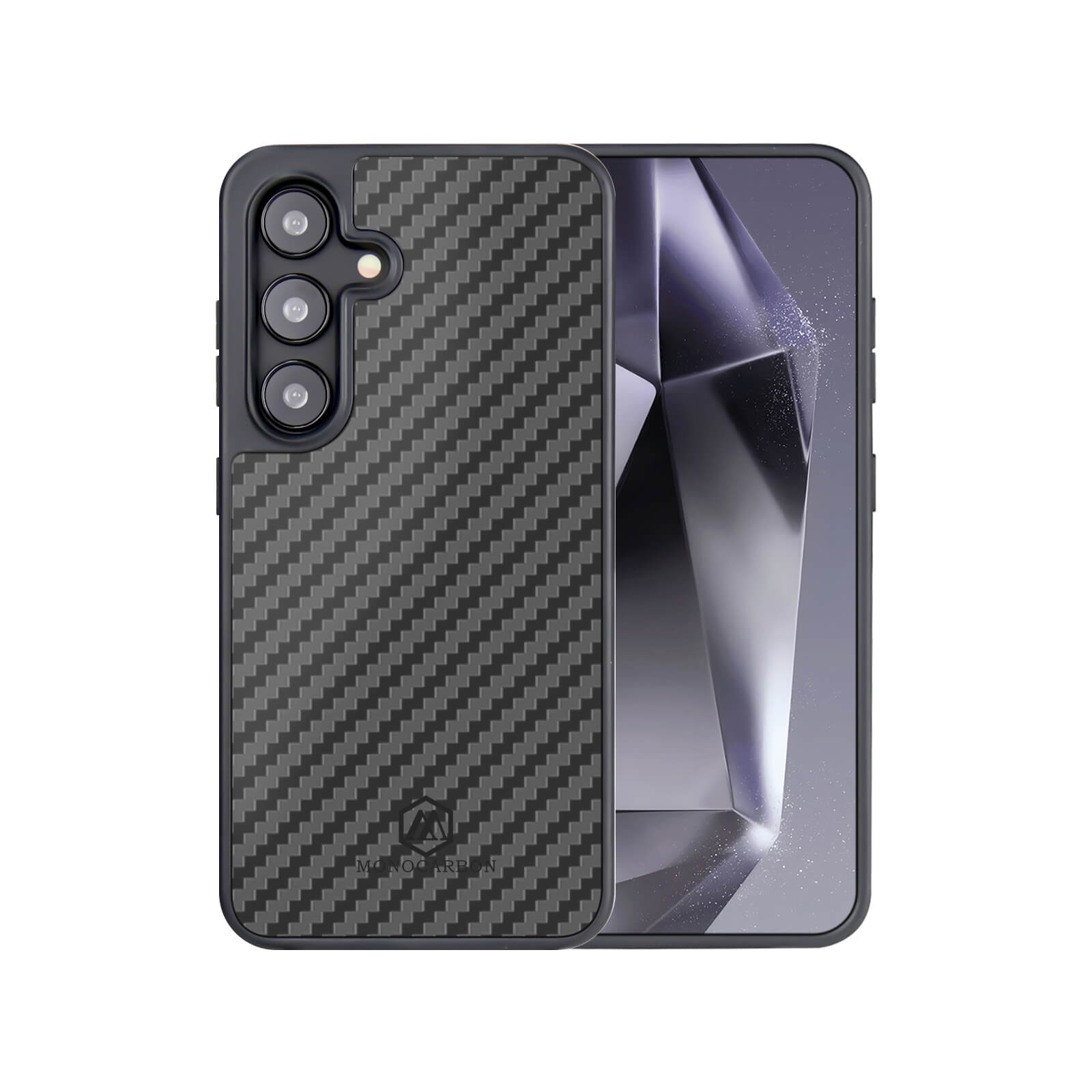 MONOCARBON | Shockproof Carbon Fiber Magsafe Case for Samsung Galaxy S24 Ultra Series