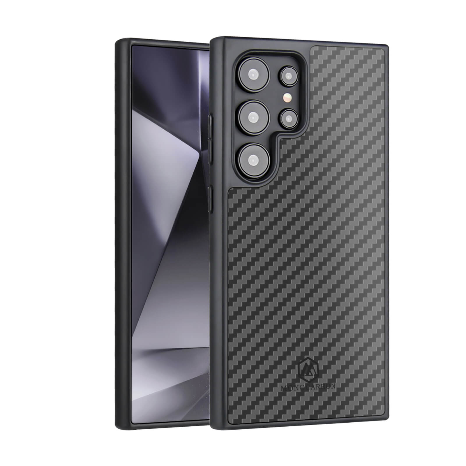 MONOCARBON | Shockproof Carbon Fiber Magsafe Case for Samsung Galaxy S24 Ultra Series