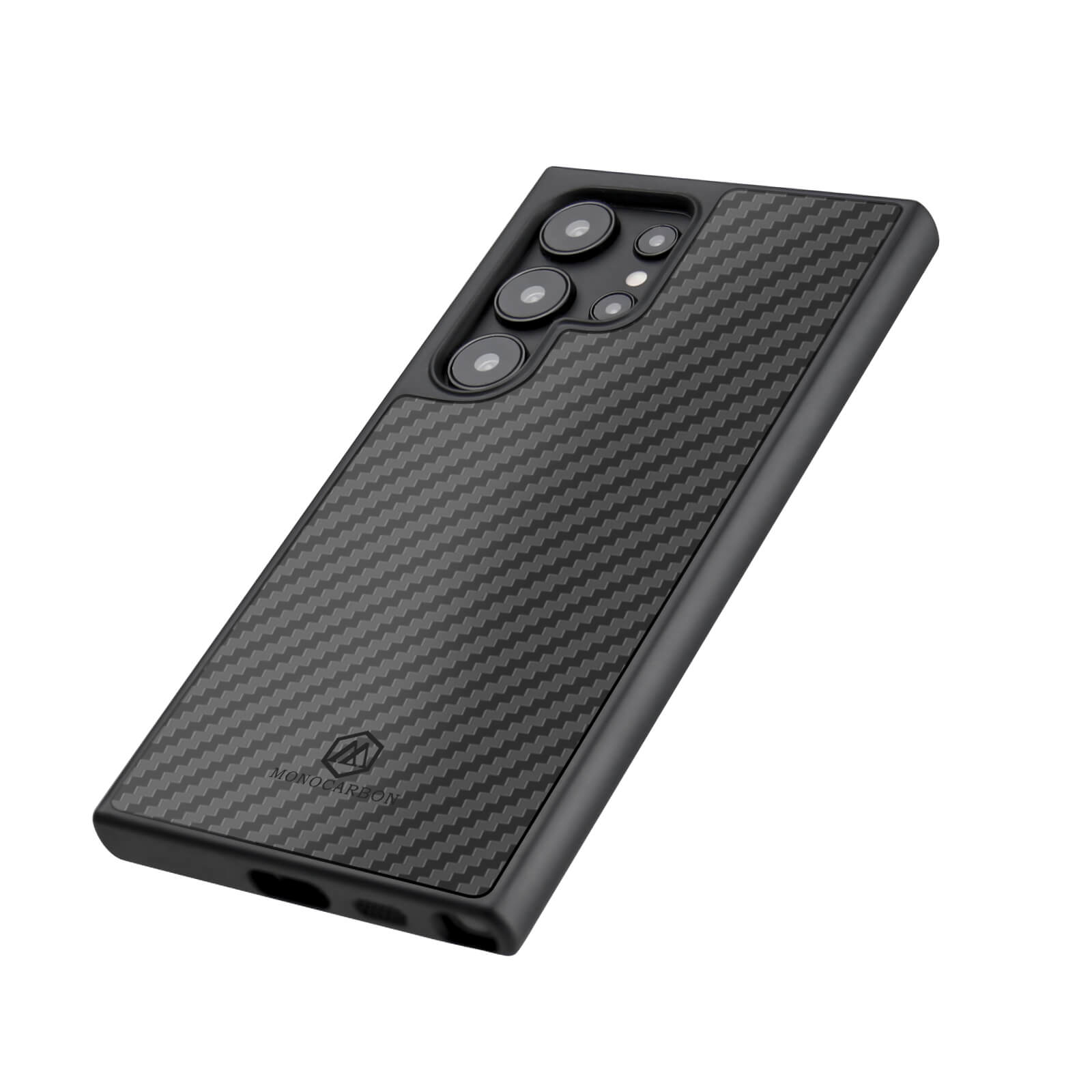 MONOCARBON | Shockproof Carbon Fiber Magsafe Case for Samsung Galaxy S24 Ultra Series
