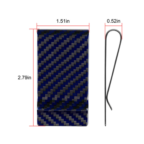 MONOCARBON | Colorful Carbon Fiber Money Clip | Medium