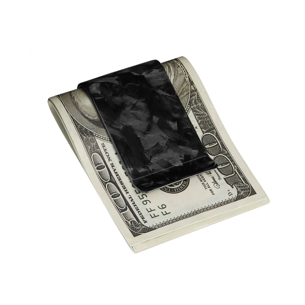 MONOCARBON | Luxury Forged Carbon Fiber Money Clips | Normal Size