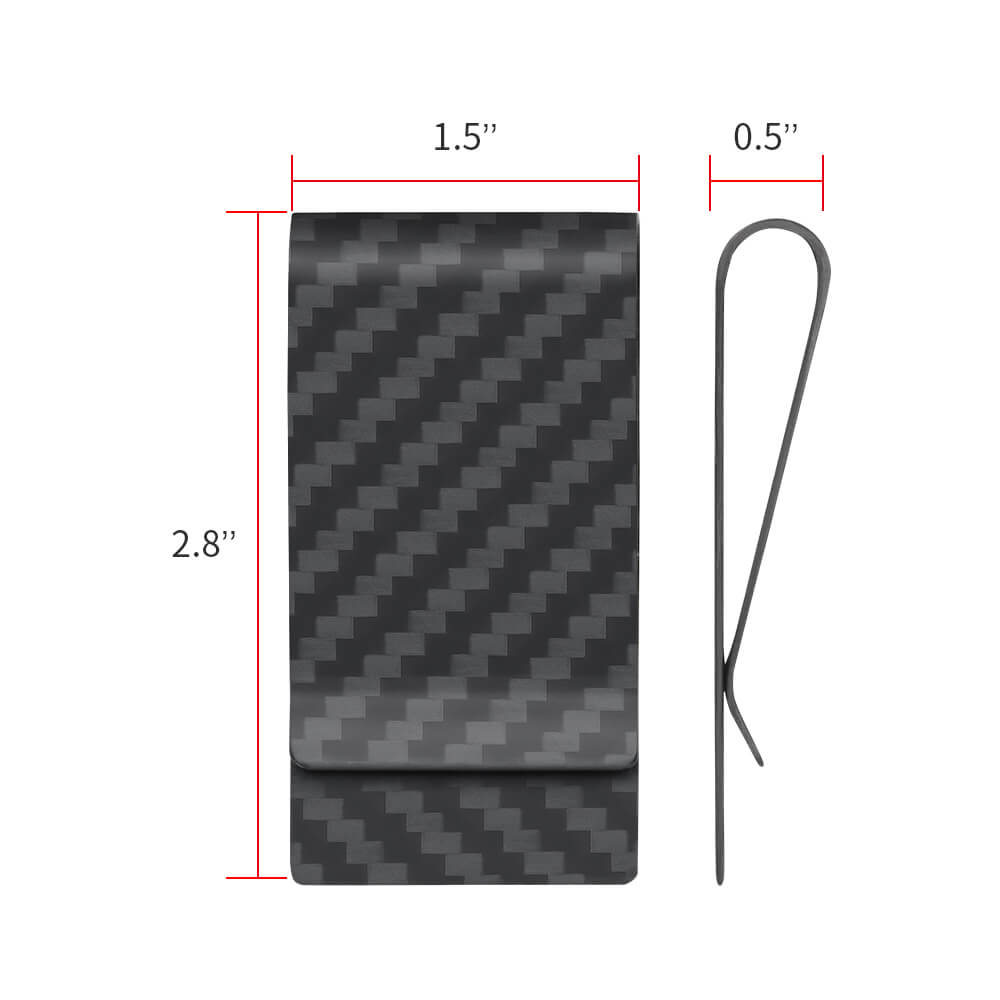 MONOCARBON | Classic Carbon Fiber Money Clips | Normal