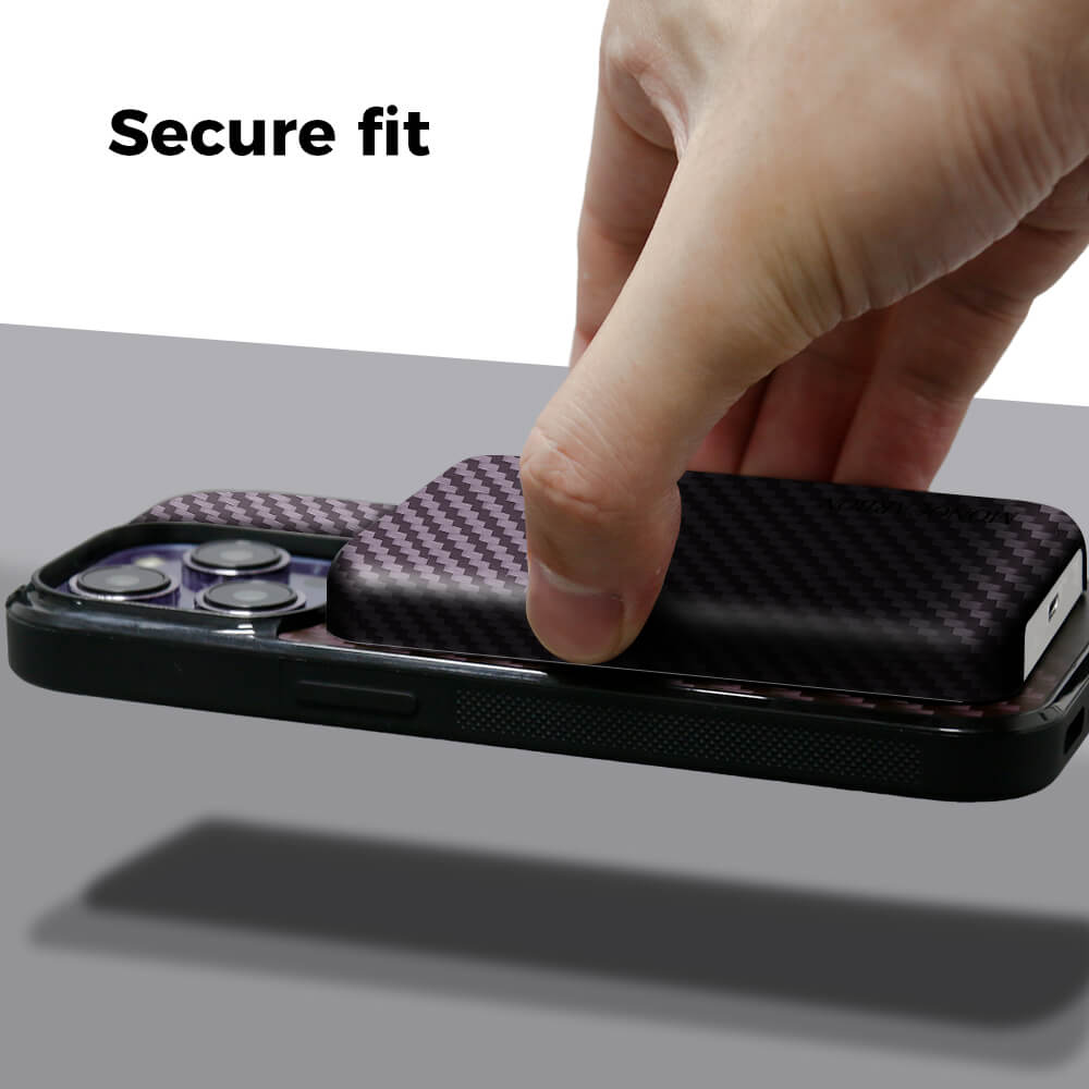 MONOCARBON | MagSafe Battery Pack Carbon Fiber Cover | Free Shipping